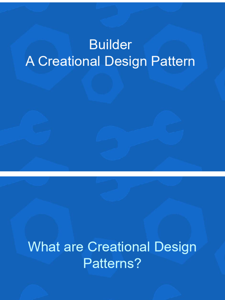 Builder | PDF | Computer Programming | Software Development