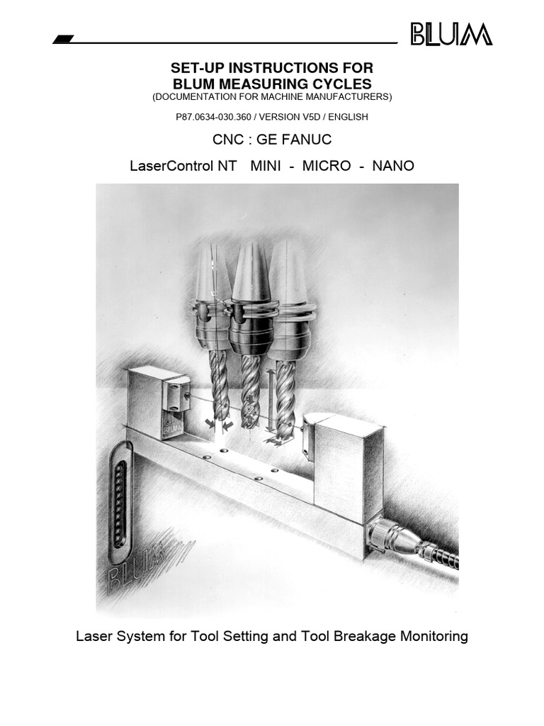 Blum Laser Measuring System Setup Guide | PDF | Cartesian Coordinate ...