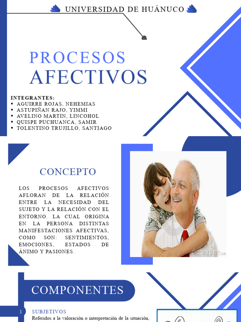 PROCESOS AFECTIVOS | PDF | Las emociones | Psicología Social