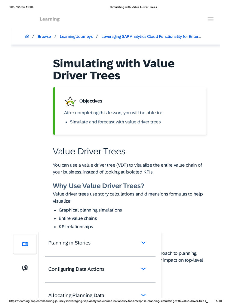 Simulating With Value Driver Trees | Download Free PDF | Forecasting ...