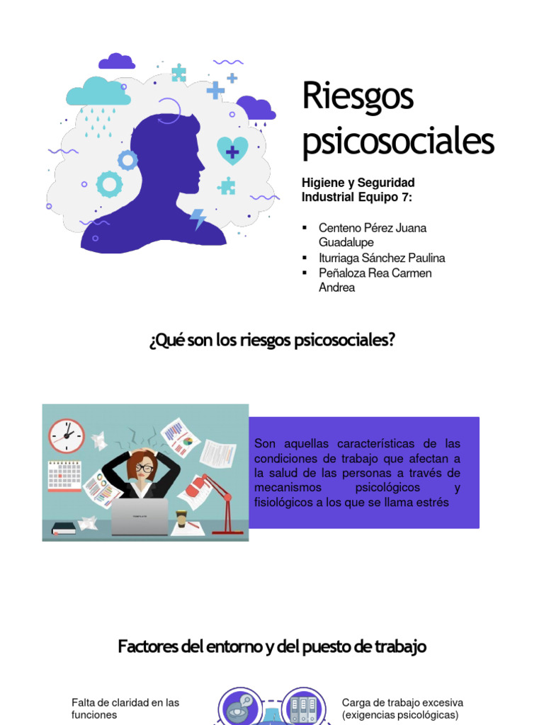 Riesgos Psicosociales | PDF | Seguridad y salud ocupacional