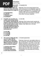 Hesi Gerontology Age-Related Risks PDF | PDF | Hypoglycemia | Dehydration