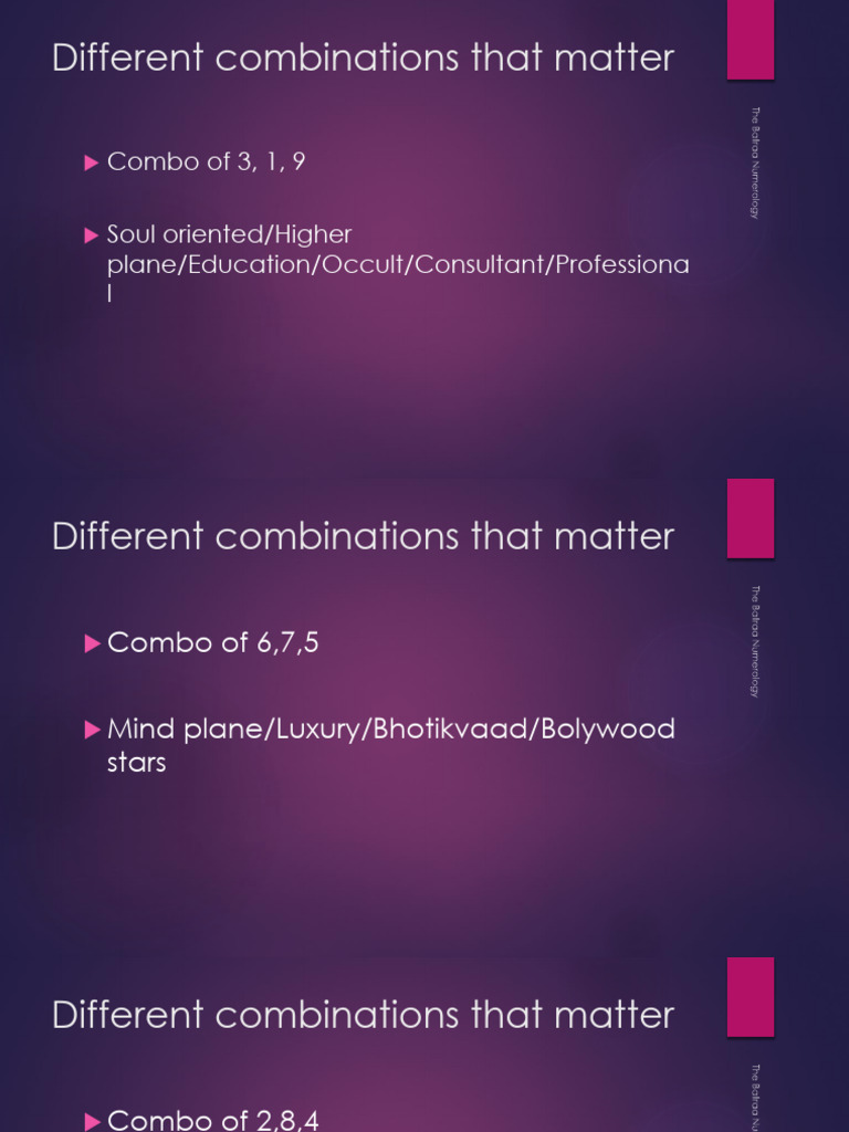 Batra Numerology | PDF