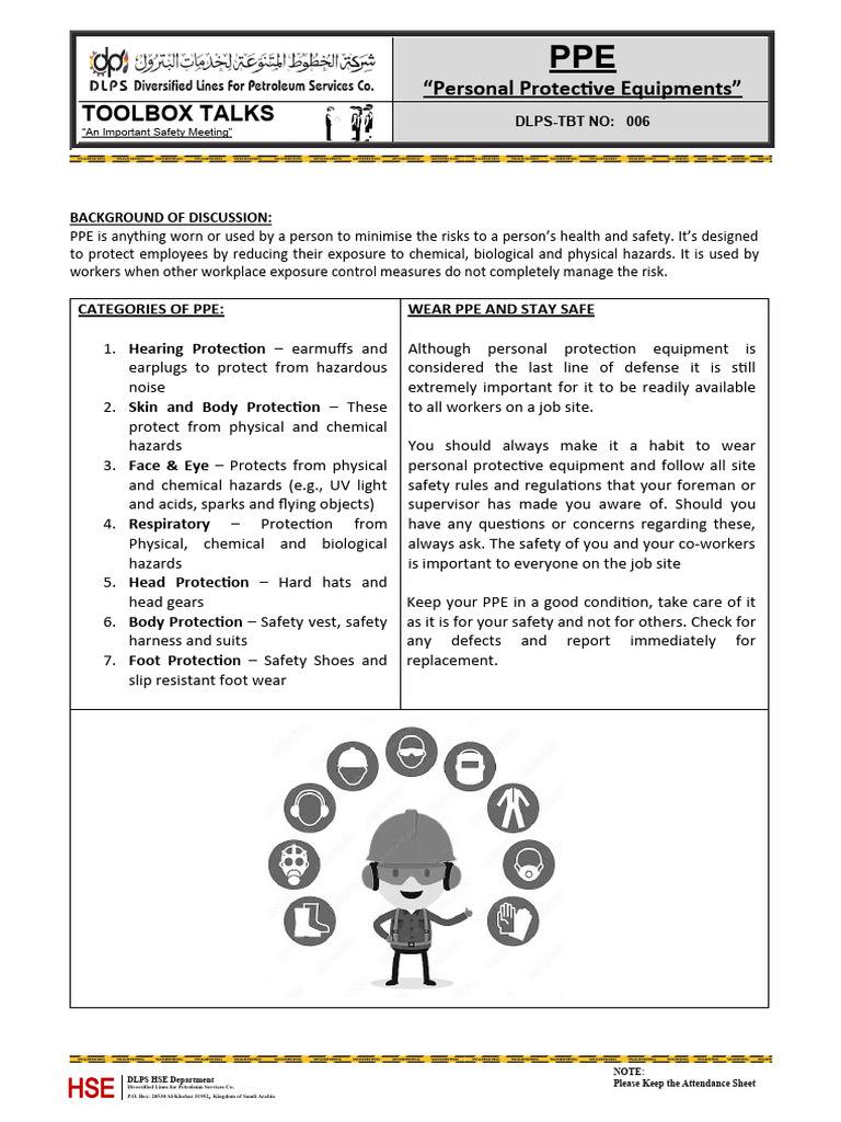 Personal Protective Equipments | PDF | Personal Protective Equipment ...