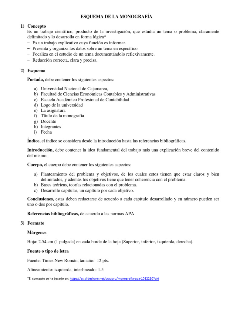 Esquema de monografia | PDF | Contabilidad
