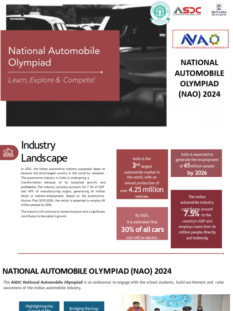 National Automobile Olympiad | PDF | Automotive Industry | Car