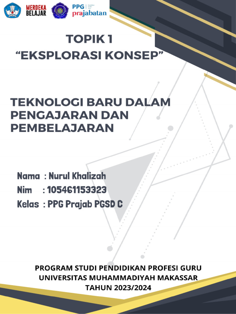 Topik 1 Eksplorasi Konsep | PDF