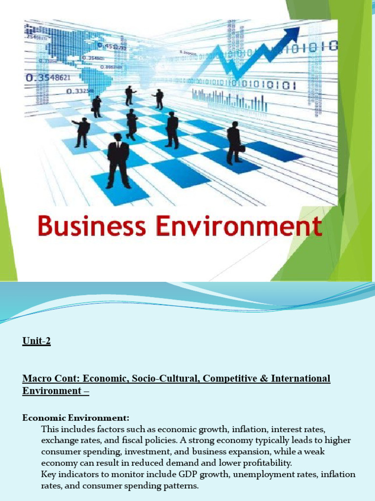 Unit 2 Business Environment | PDF | Policy | Market (Economics)