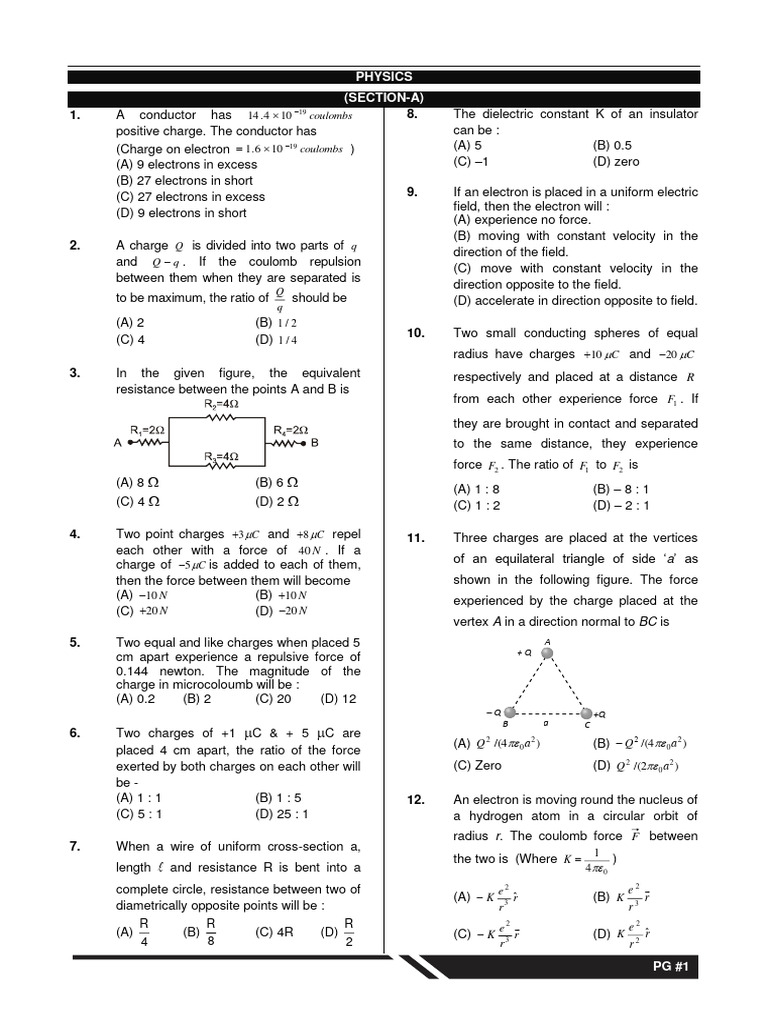 Part Test-1 (Neet Xii) Questions | PDF | Flowers | Pollination Part Test-1 (Neet Xii) Questions | PDF | Flowers | Pollination