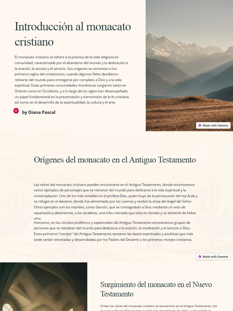 Historia del Monacato Cristiano | PDF | Monacato cristiano | Monacato