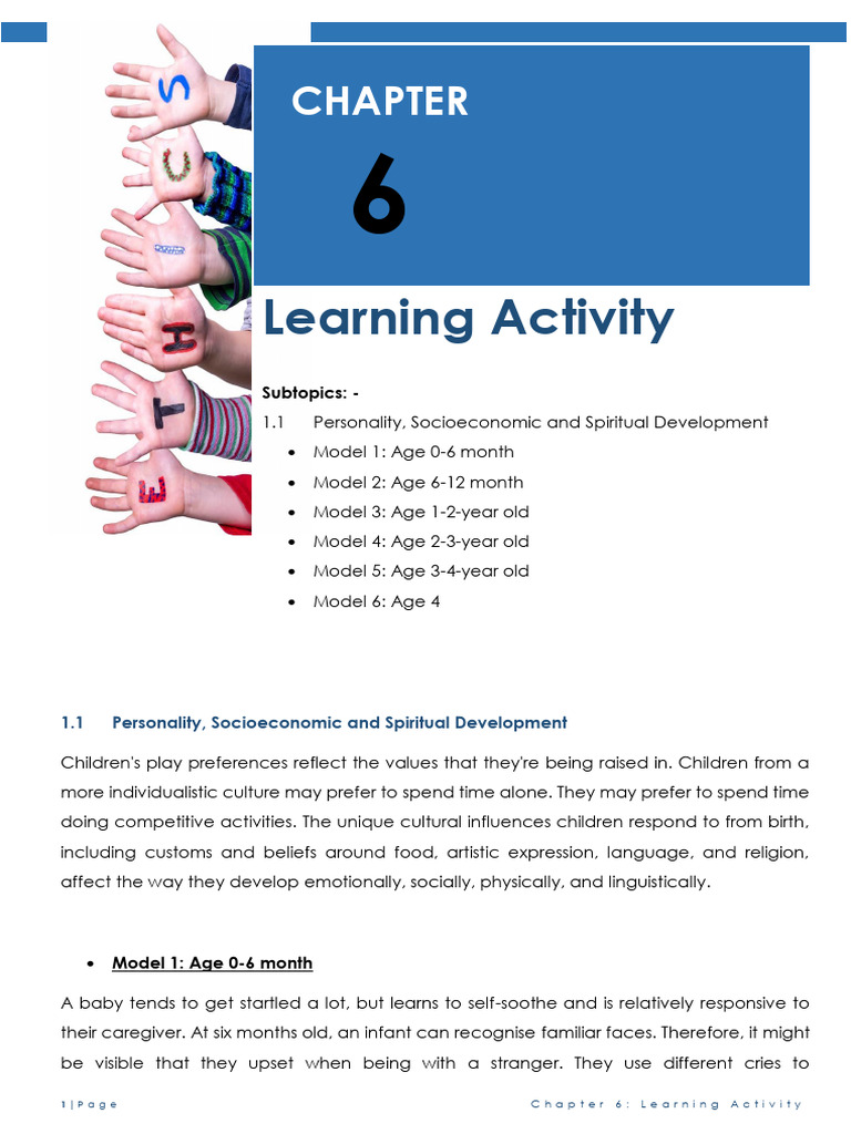 Child Development Activities by Age | PDF | Shape | Cognition