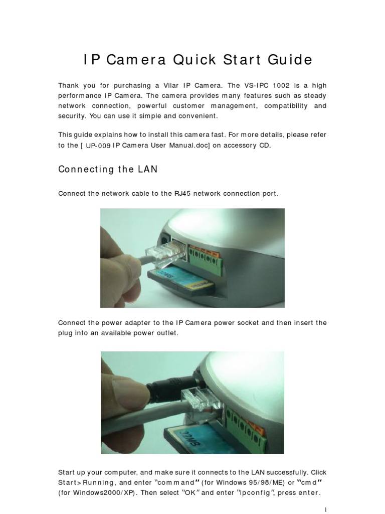 Setting Up a Vilar IP Camera: A Step-by-Step Guide to Installation, Network Configuration, and ...