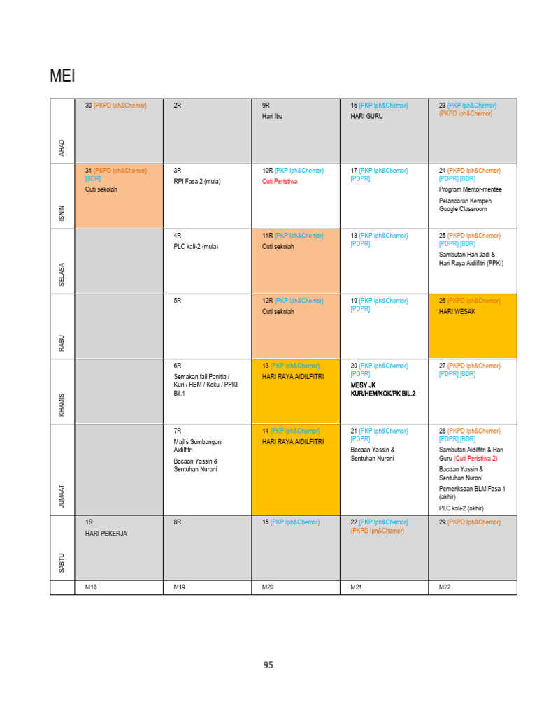 09 Takwim Kalender (Edited 20210612) 2021 | PDF