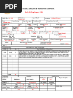 Daily Drilling Report Template | PDF | Geotechnical Engineering | Civil ...