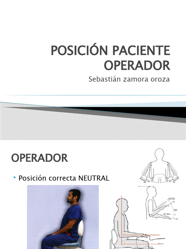 Posición Paciente Operador Actual | PDF