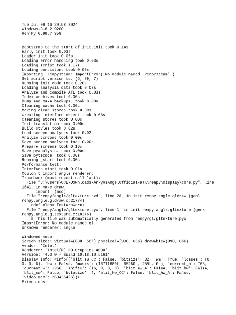 Log | PDF | Texture Mapping | Computer Science