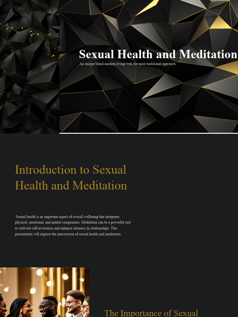 Sexual health and Meditation | PDF | Intimate Relationships | Meditation