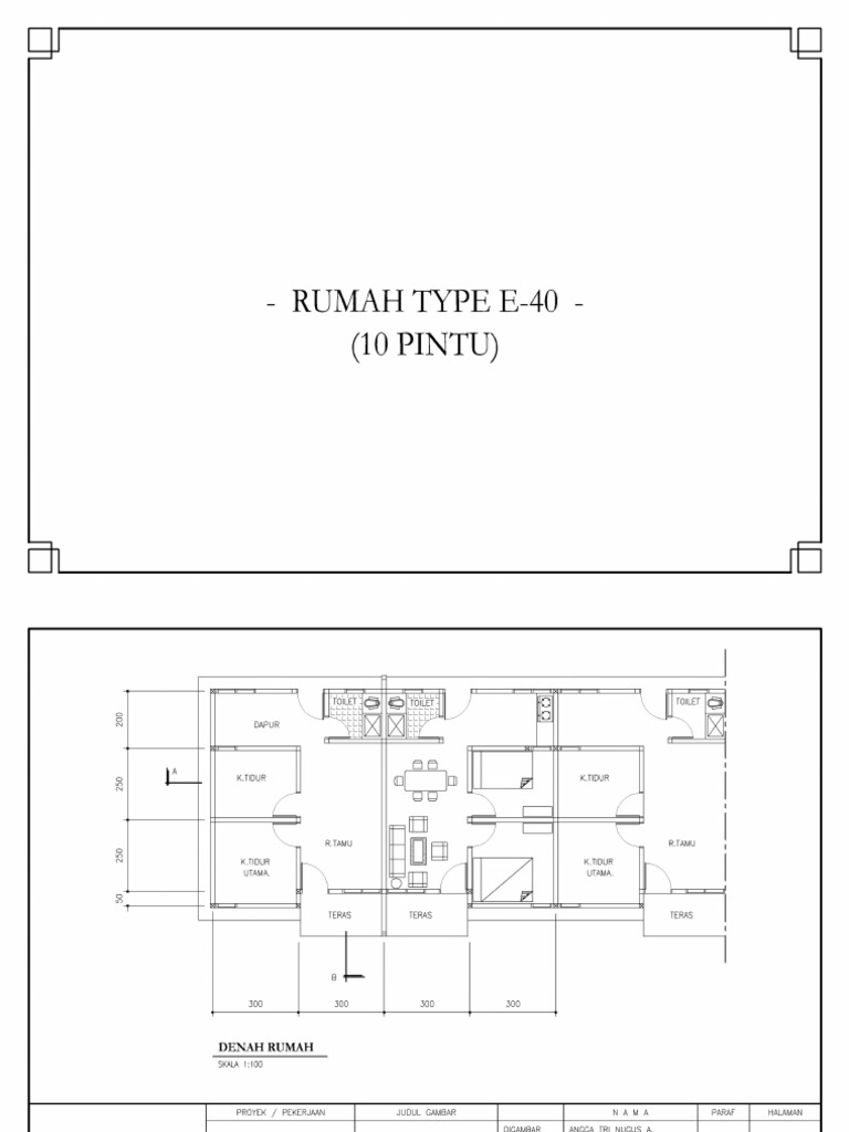 Rumah Type E-40 | PDF
