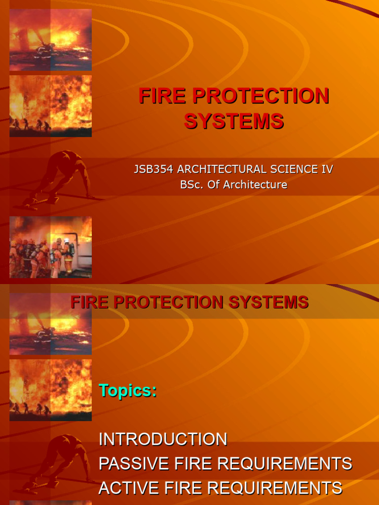 Fire Protection System | PDF | Security Alarm | Firefighting