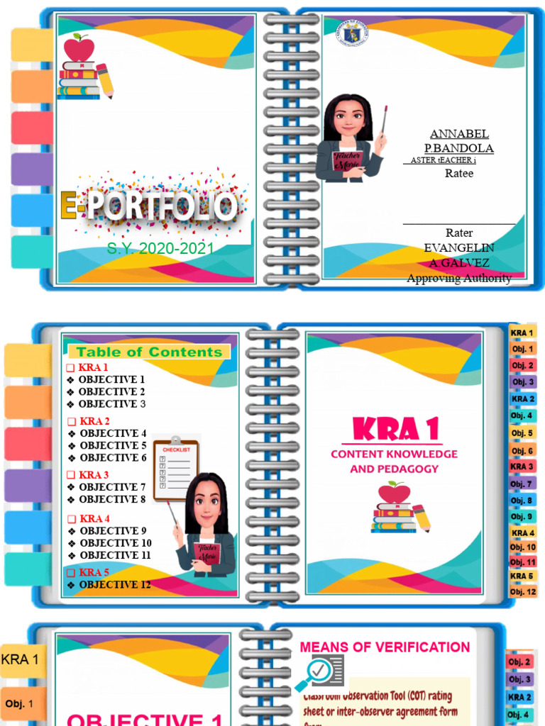 Noreen Rpms_portfolio for Teachers With Movs & Artifacts | PDF | Learning | Teachers
