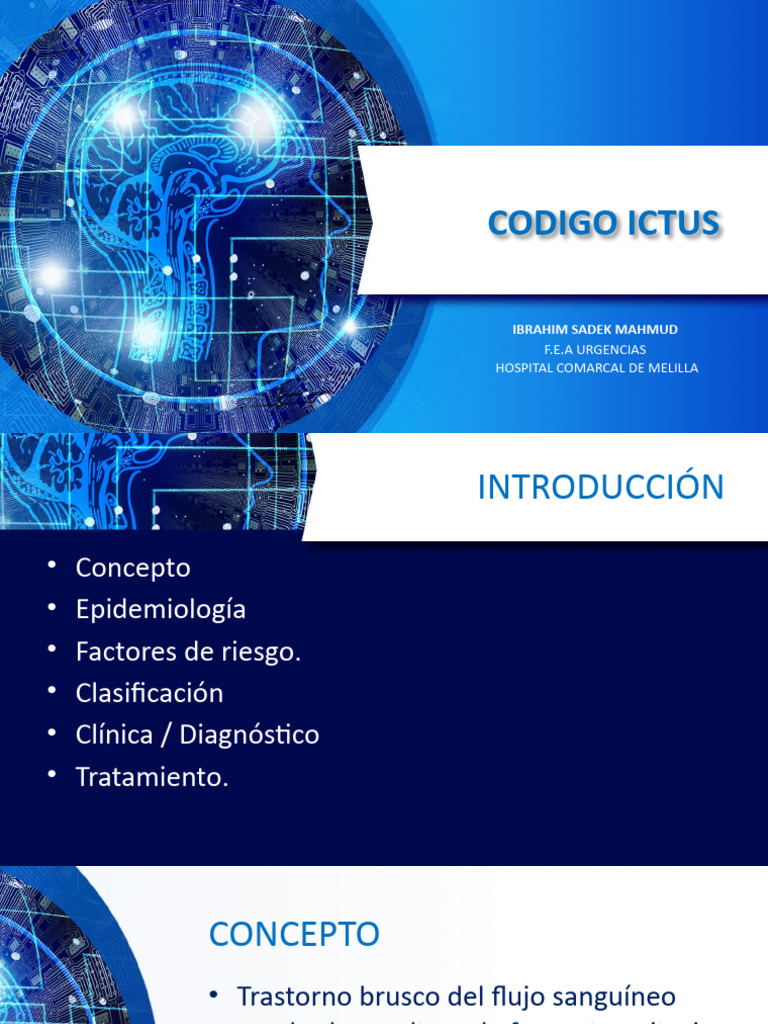 Codigo ICTUS Resis-Melilla | PDF | Carrera | Isquemia