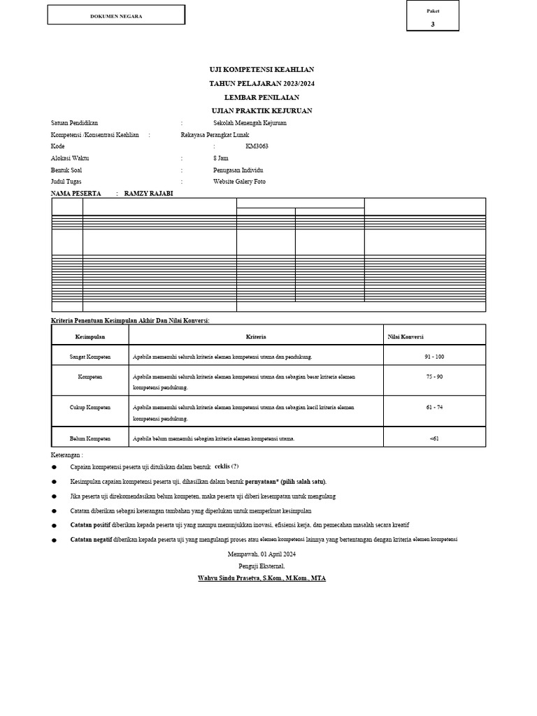 P3-PPsp - RPL-WEBSITE GALERI FOTO | PDF