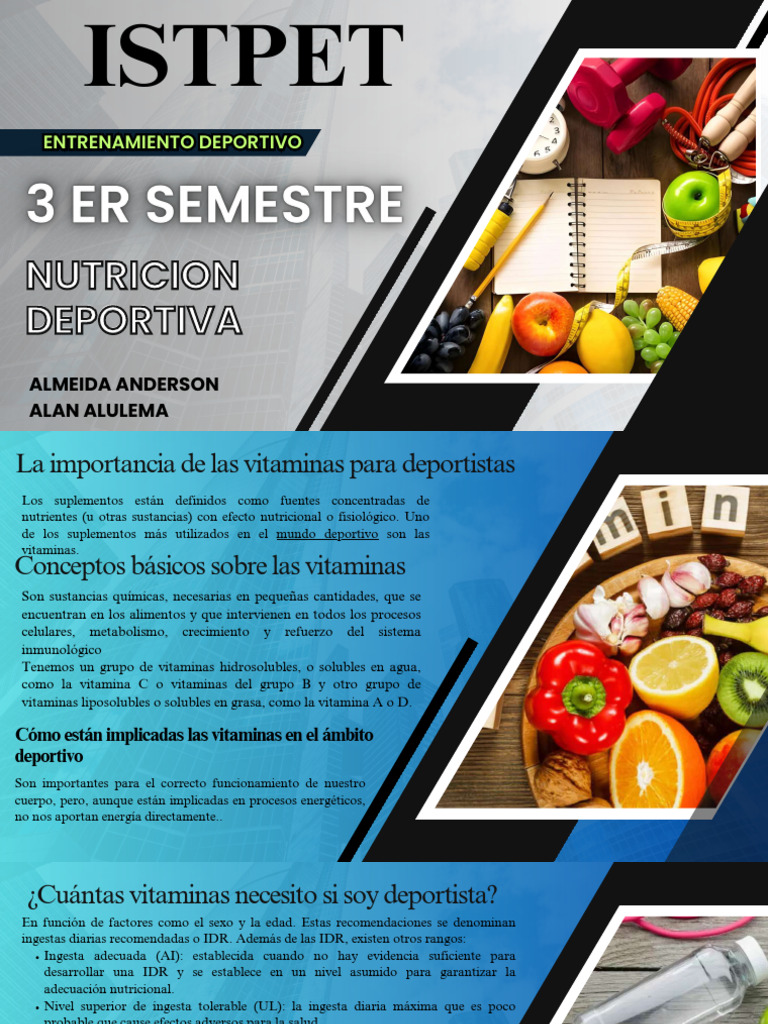 PRESENTACION VITAMINAS (1) - Compressed | PDF | Vitamina | Nutrición