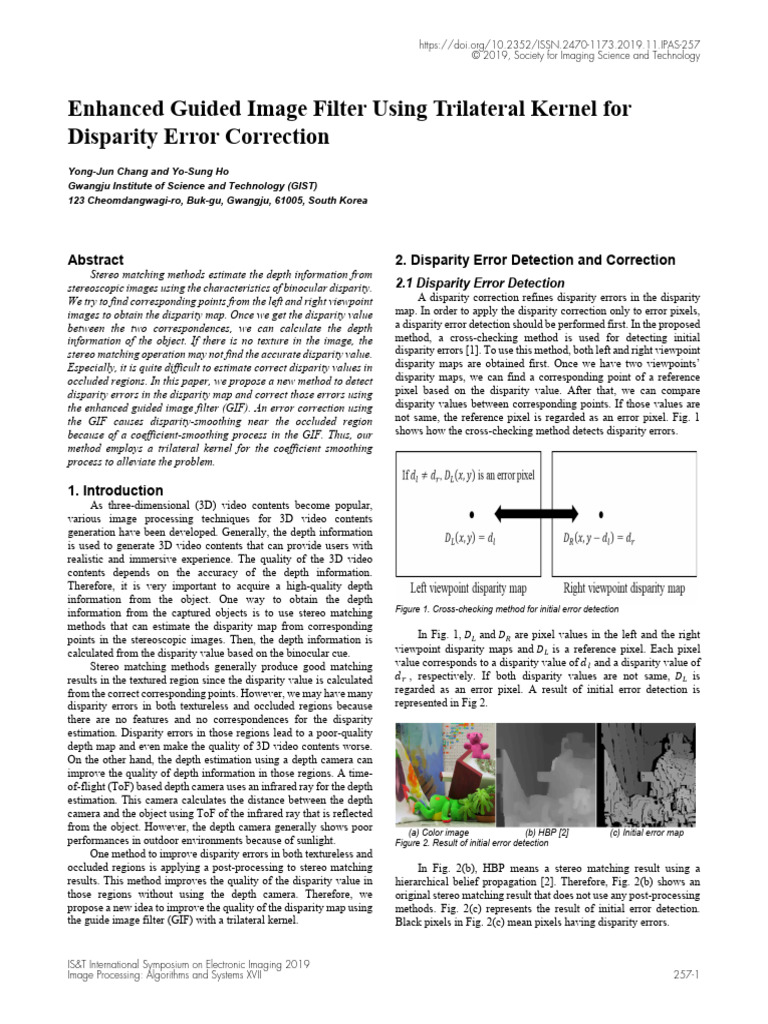 EI 2019 Art00008 Yong-Jun-Chang | PDF | Stereoscopy | Matrix (Mathematics)