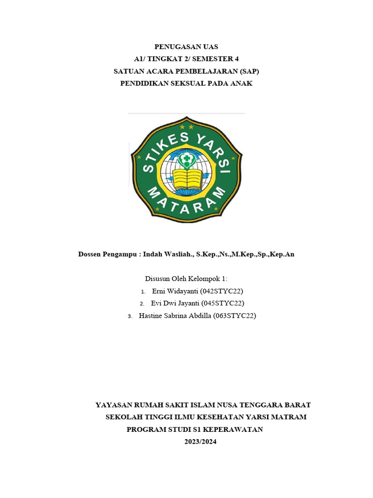 SAP Pendidikan Sex | PDF