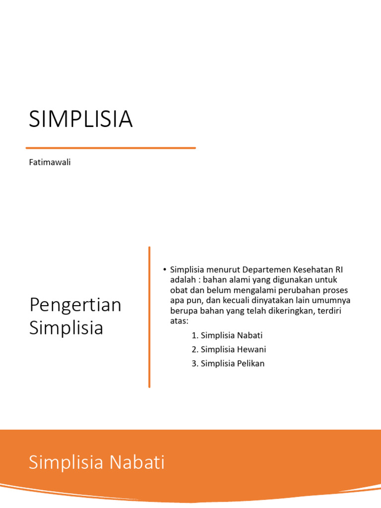 SIMPLISIA | PDF