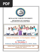 BU B.com SEP Course Matrix 24-25 FINAL 1st An 2n Sem | PDF | University ...