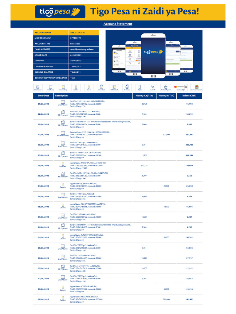 Ms Amos Lipembe Ms App297337148 | PDF | Services (Economics ...