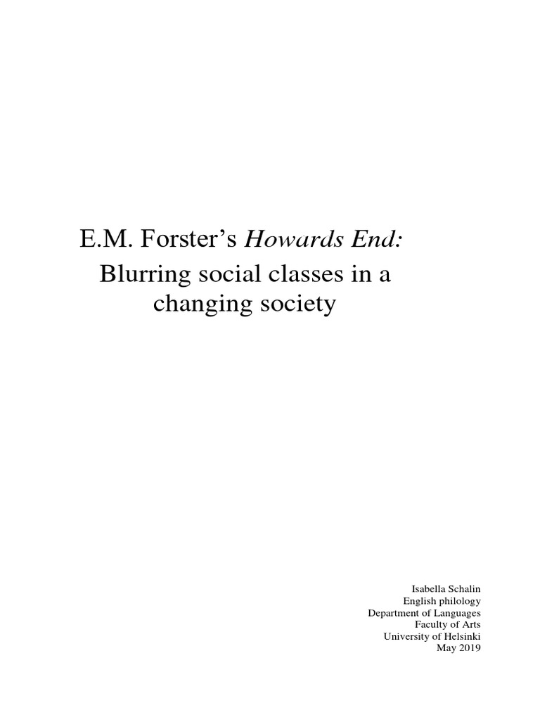 Schalin Isabella Pro Gradu 2019 | PDF | Liberal Arts Education