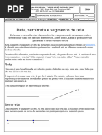 Aula - Matemática - Segmento de Reta - Semirreta e Reta | PDF | Linha (Geometria) | Sistema de ...