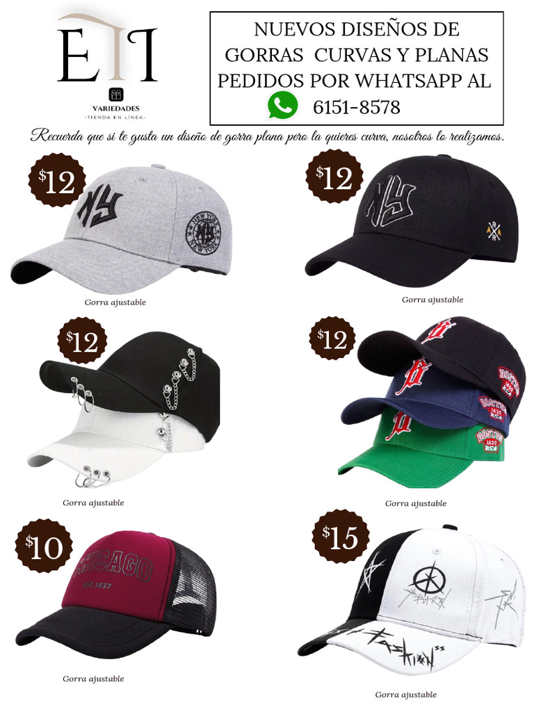 Catálogo de Gorras Variedades Eli 2024 | PDF