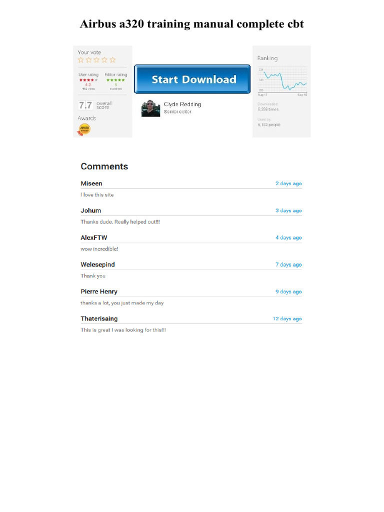 Airbus A320 Training Manual Complete CBT | PDF