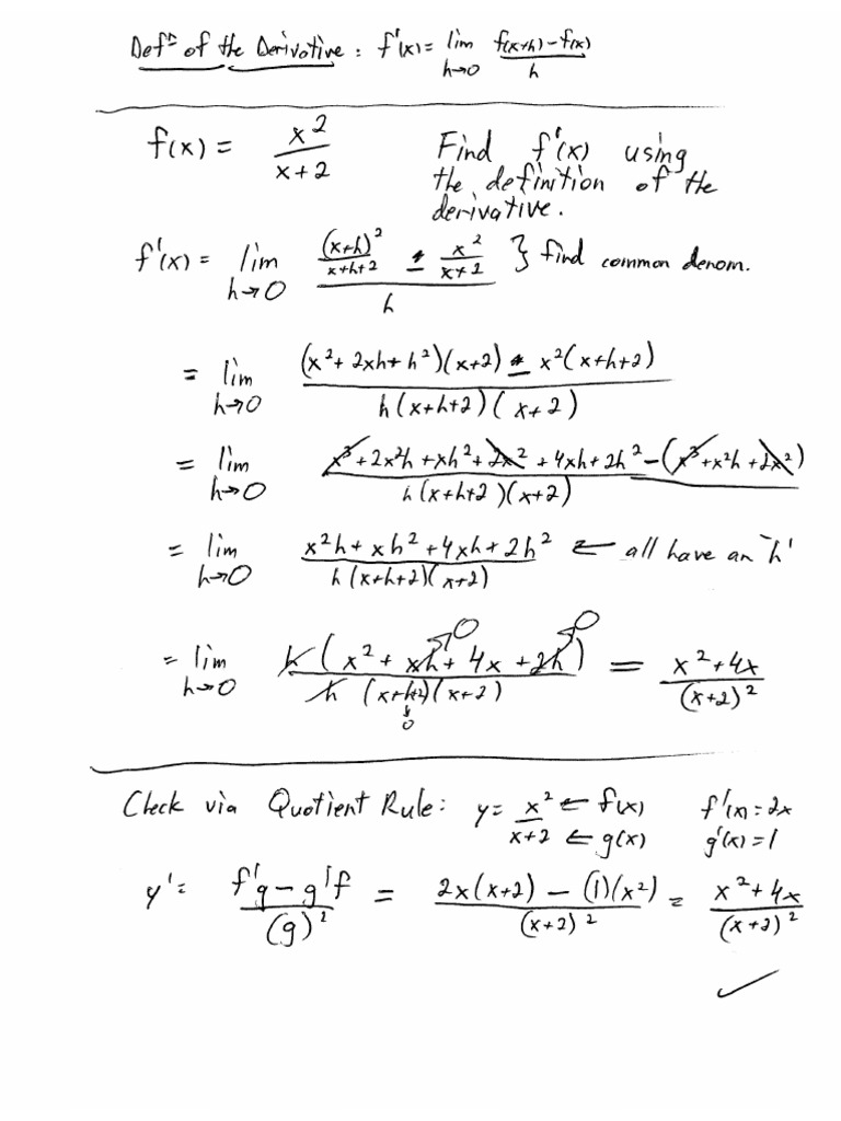2 - Defn Deriv Example (Worked) | PDF