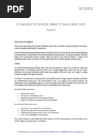 World Schools Debate: A Complete Guide | PDF