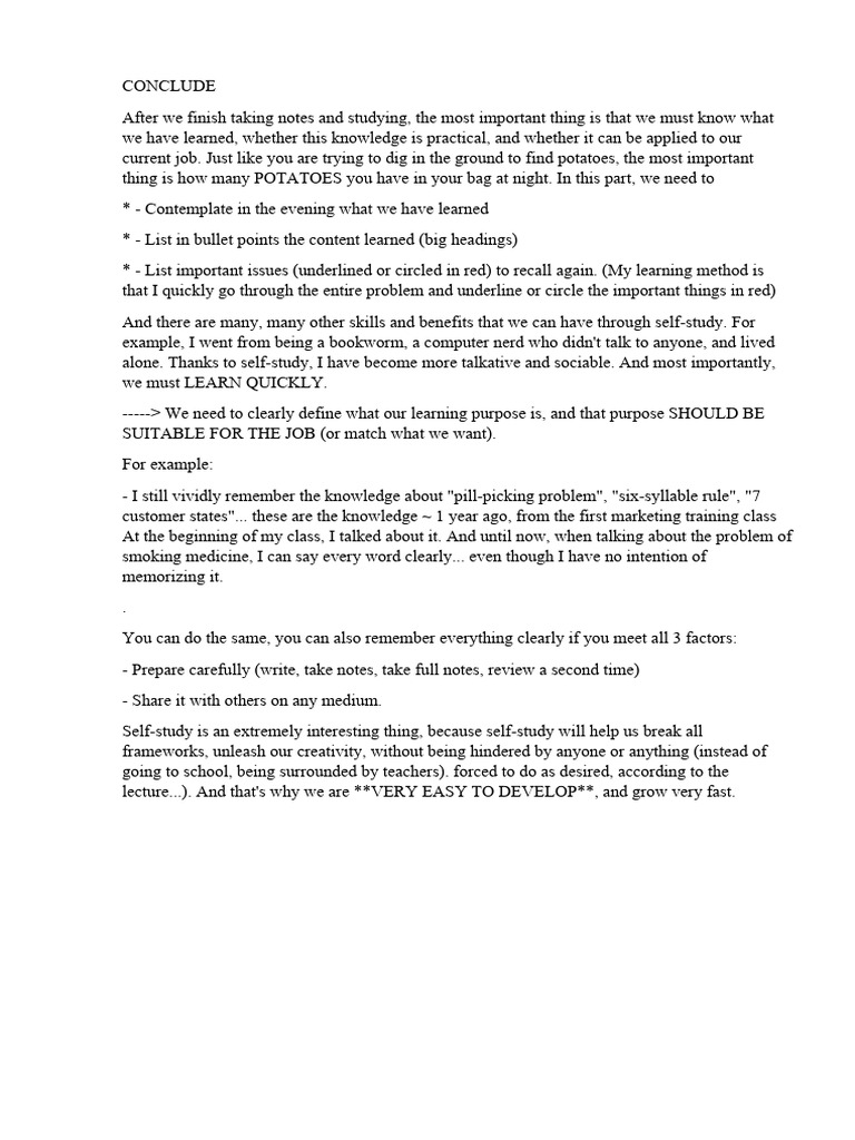 CONCLUDE | PDF CONCLUDE | PDF