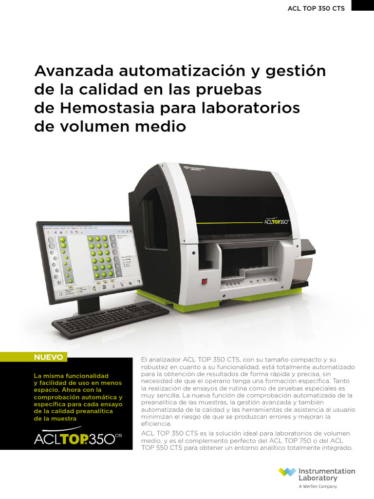 ACLTOP350 | PDF | Laboratorios | Interfaces gráficas de usuario