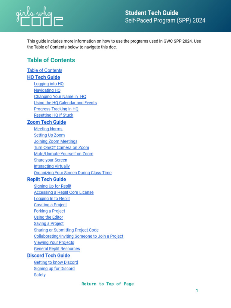 SPP 2024 Student Tech Guide | PDF | Login | Internet Forum