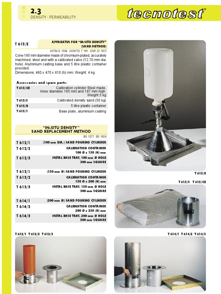 In Situ Density | PDF | Litre | Density
