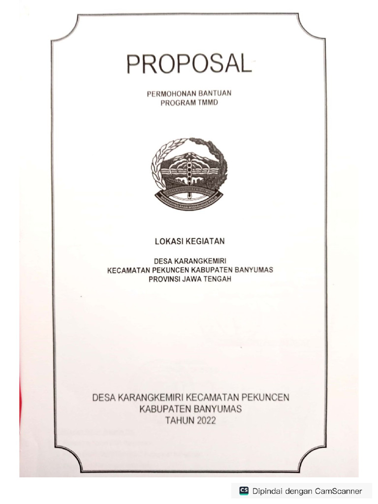 Proposal TMMD 2024 | PDF