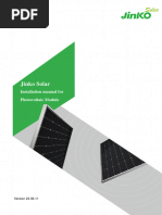 JA Solar Module Installation Guide | PDF | Photovoltaics | Solar Panel