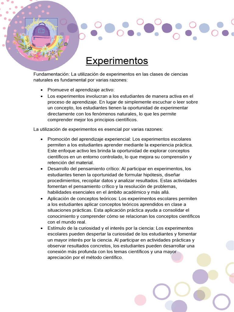 Experimentos | PDF | Vapor de agua | Agua