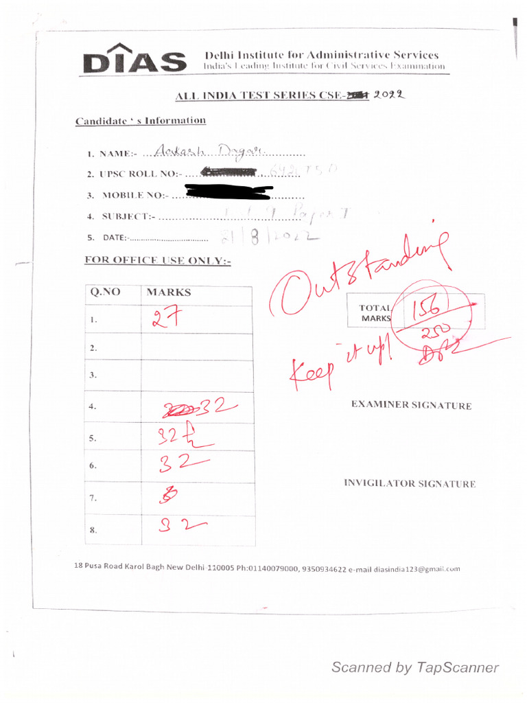 2022 Test 9 Paper 1 Checked | PDF