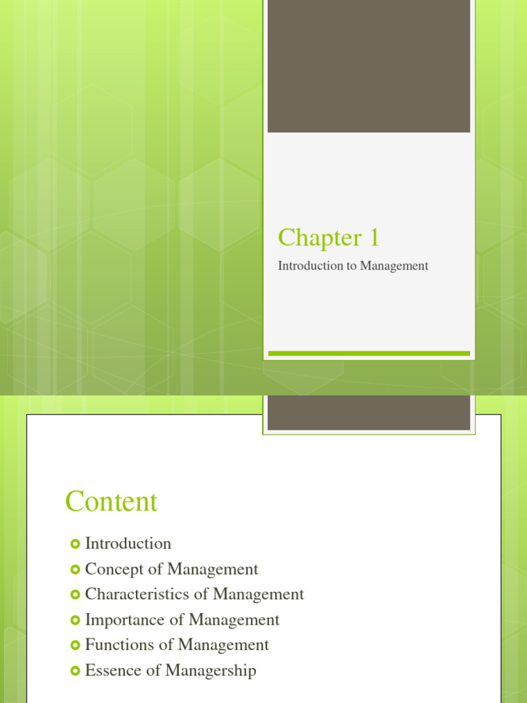 Chapter 1 Introduction to Management | PDF | Economies | Business