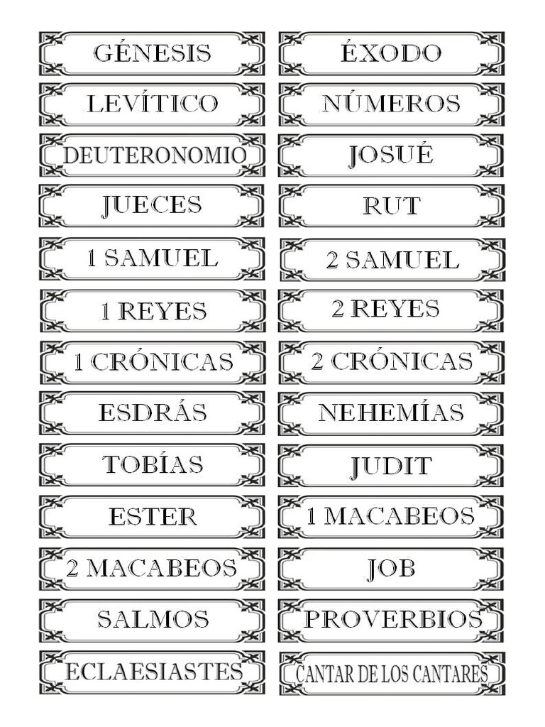 LIBROS DE LA BIBLIA Img | PDF