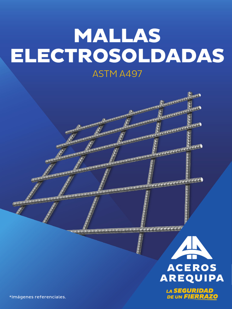 Malla Electrosoldada ASTM A497: Dimensiones y Usos | PDF | Ingeniería ...