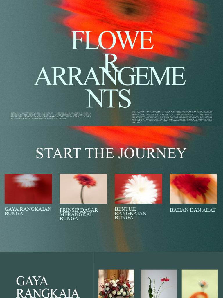 Materi Flower Arrangement | PDF